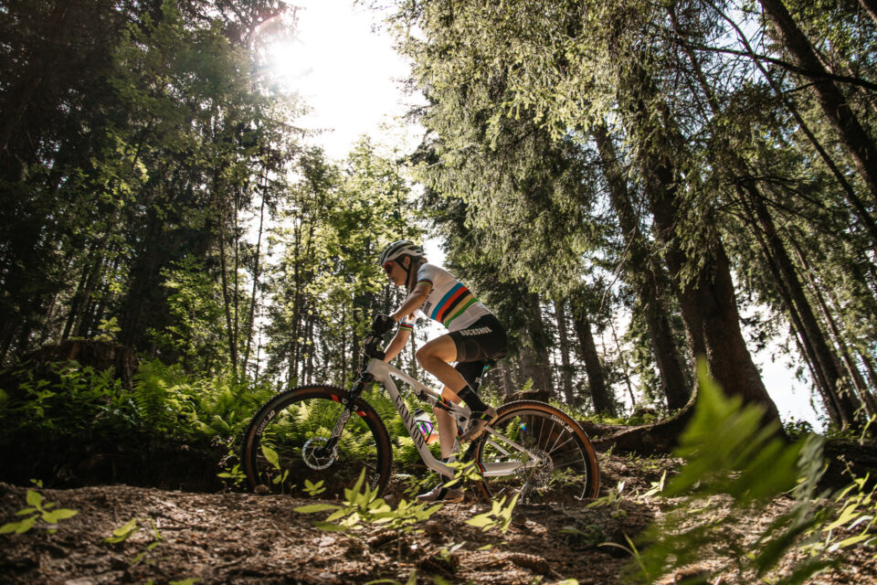 Line Burquier: the rising star of cross-country - Les Gets